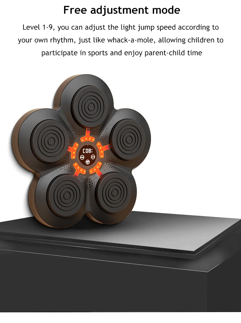 Ultimate Smart Music Boxing Training Punch Wall Machine Electronic and ...