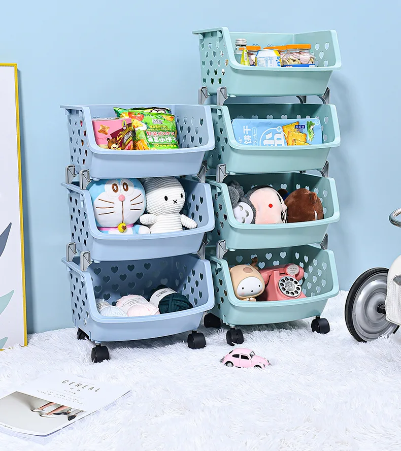 Creative Durable Stackable Hollow Storage Basket Hollow Fruit Vegetable ...