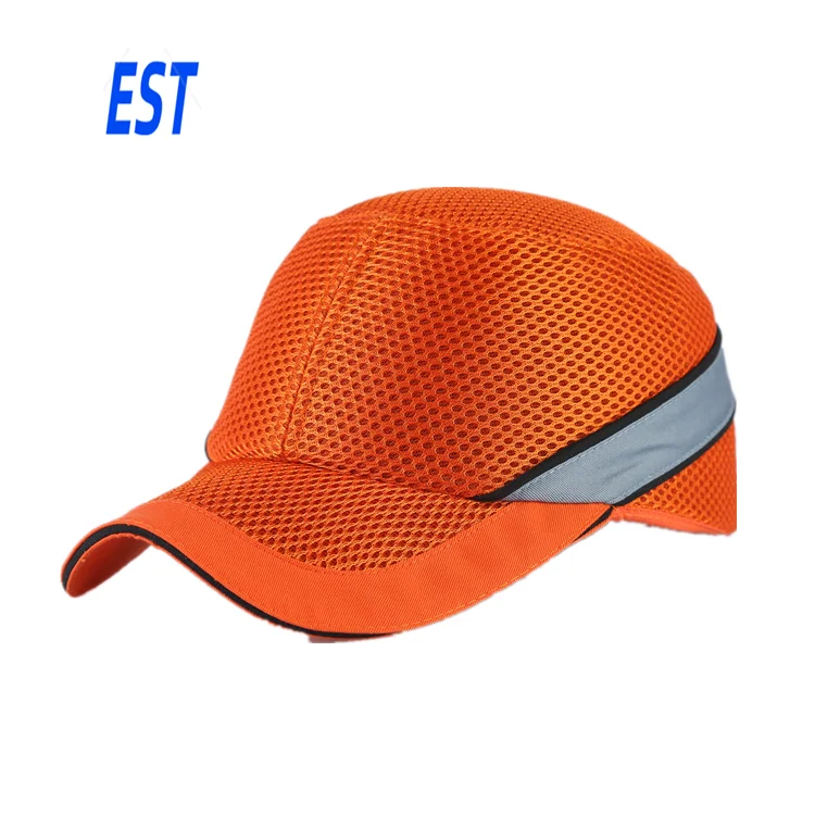 Safety Bump Cap with Reflective Mesh - Anti-collision