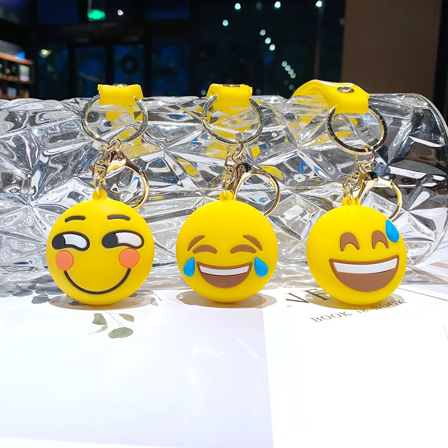 Emojio Creative 3D Cute Good Mood Cartoon Smile Key Chain