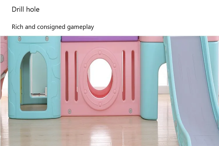 Hot Sale Eco-friendly Children Playhouses Plastic Slide Combination ...