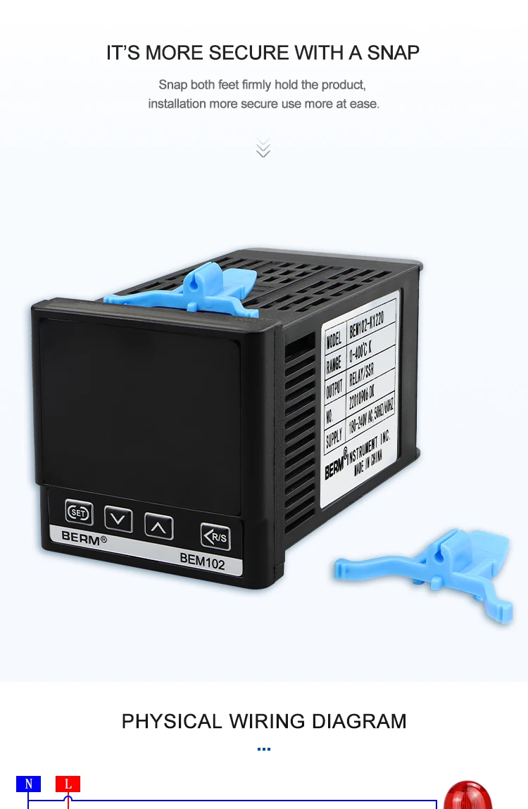 Digital Pid Intelligent Temperature Controller 50*50mm Relay/ssr Output ...