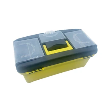 Custom Plastic Portable Tool Box Manufacture With Removable Tray And ...