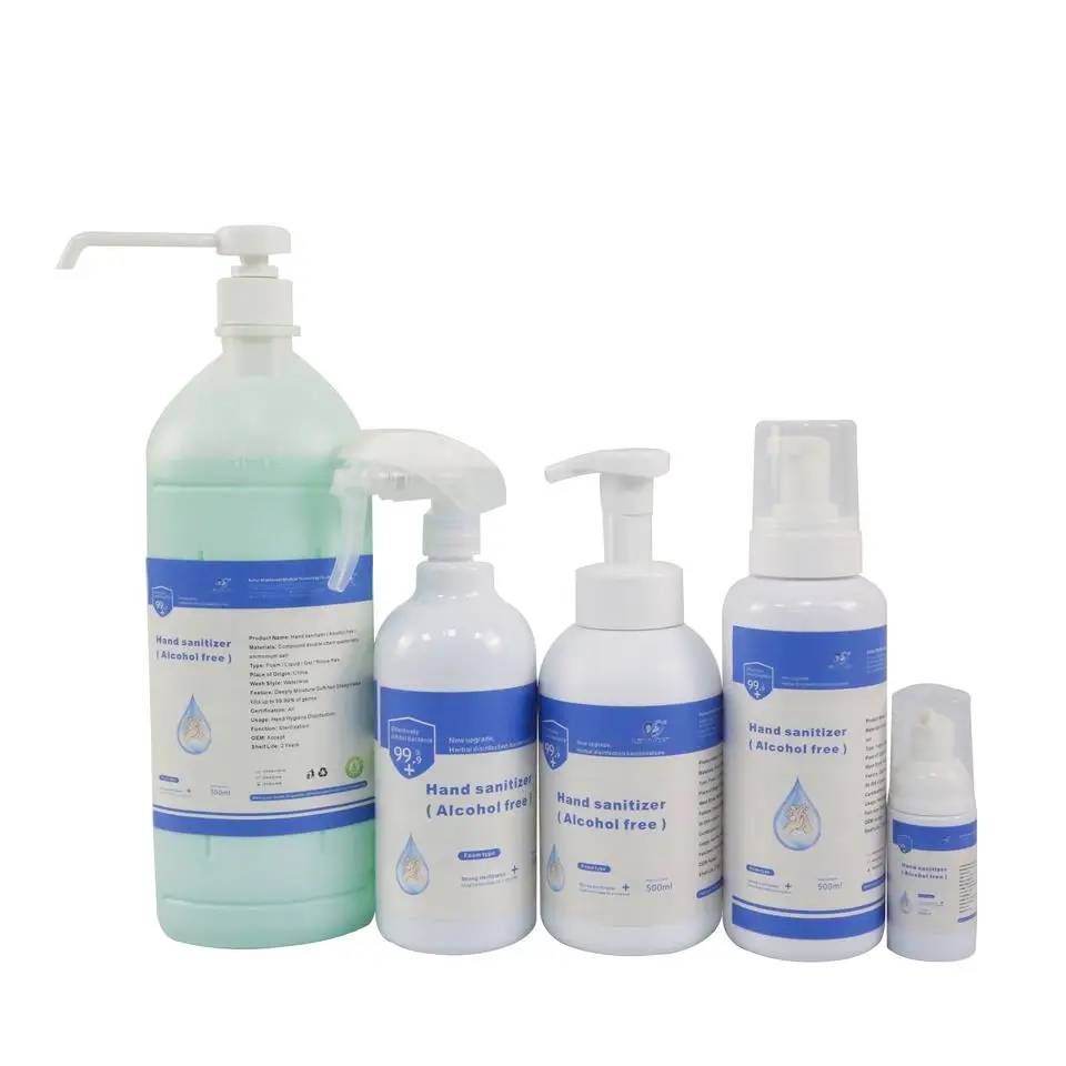 Factory Supply 50ml Hand Sanitizer Liquid Foam Alcohol-free - Buy Hand ...