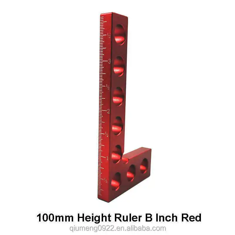Measuring Implement Angle Line Ruler Aluminum Alloy Square Ruler Metric ...
