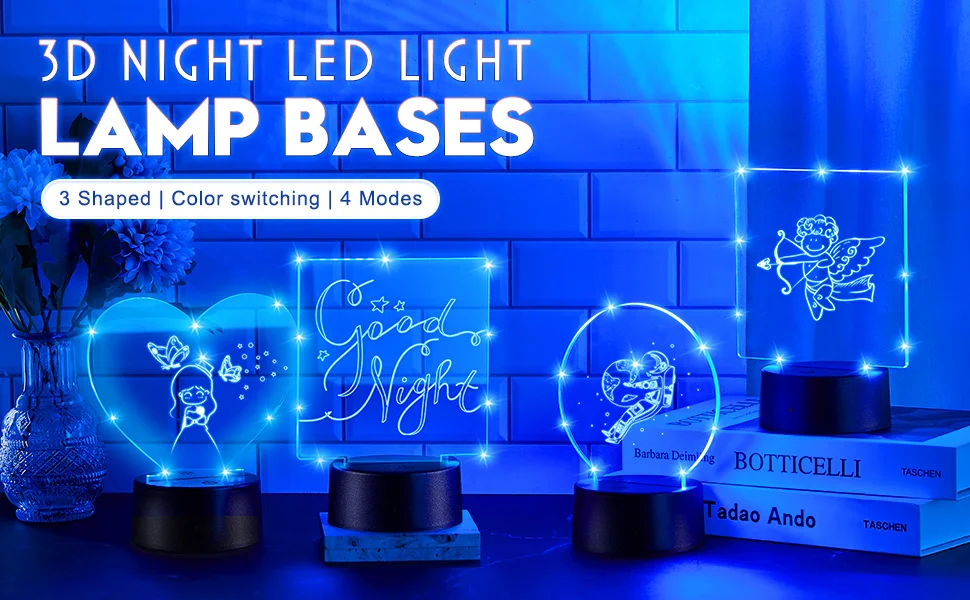 Acrylic 3d Illusion Led Lamp Customized Acrylic Creative 3d Night Light ...