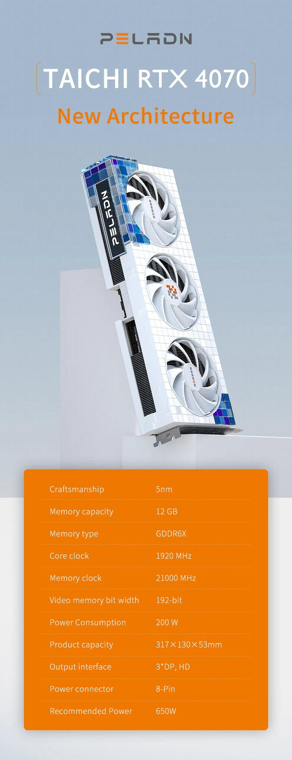 100% Brand New RTX 4070 Ti OC GPU - 12GB GDDR6X Gaming Card