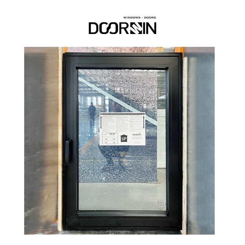 Modern Narrow Frame Commercial Customized Sizes Design Black Window ...