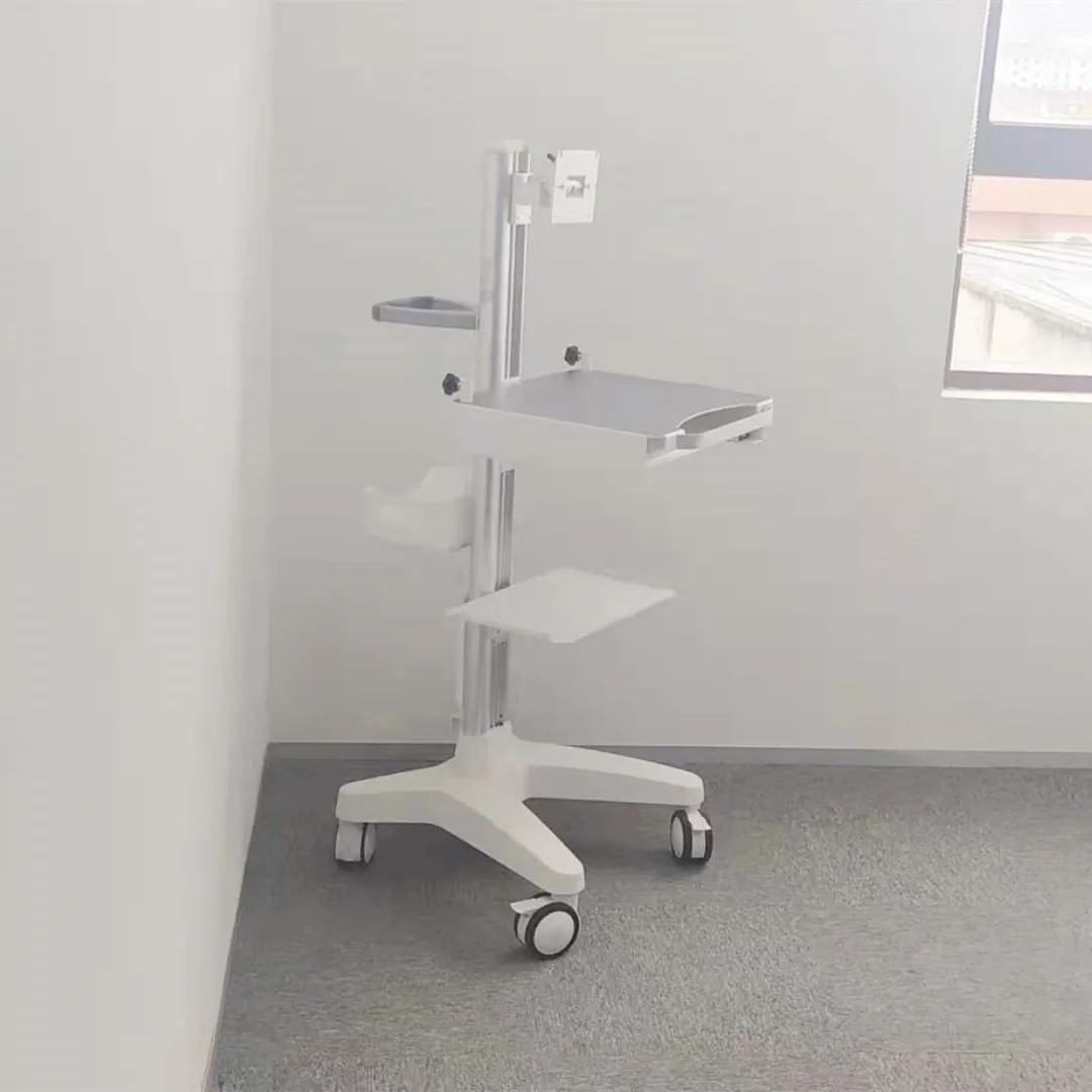 Pc Stand Mobile Workstation All In One Computer Cart Touch Screen ...