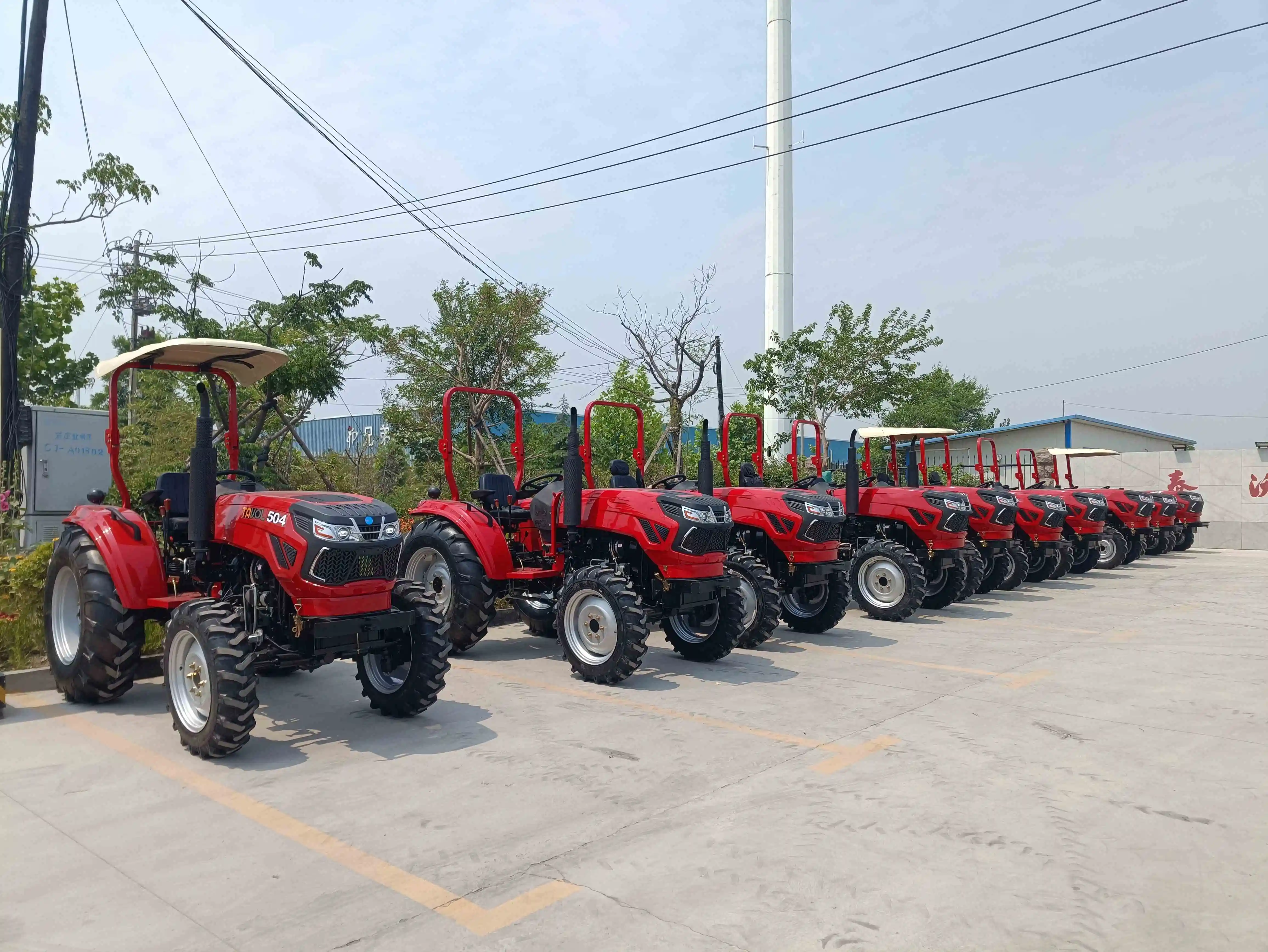 Wheeled Farm 4*4 Tractors - High Productivity & Reliable Gearbox