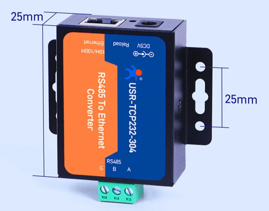 USR-TCP232-304 Serial Rs485 To Ethernet converter Server Converter Module with Built-in Webpage ...