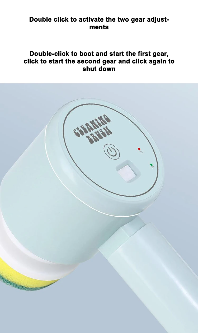 Multi-functional Handheld Electric Dish Scrubber Washing Sink Cleaning ...