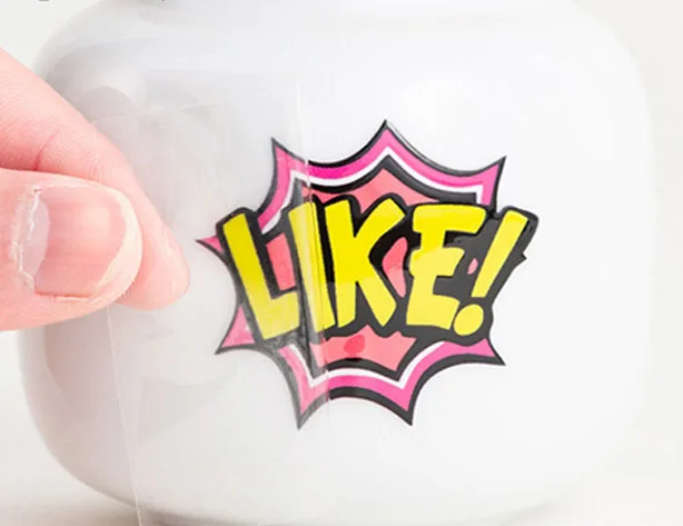 Custom Business Brand Logo 3d Uv Transfer Label Stickers Permanent ...