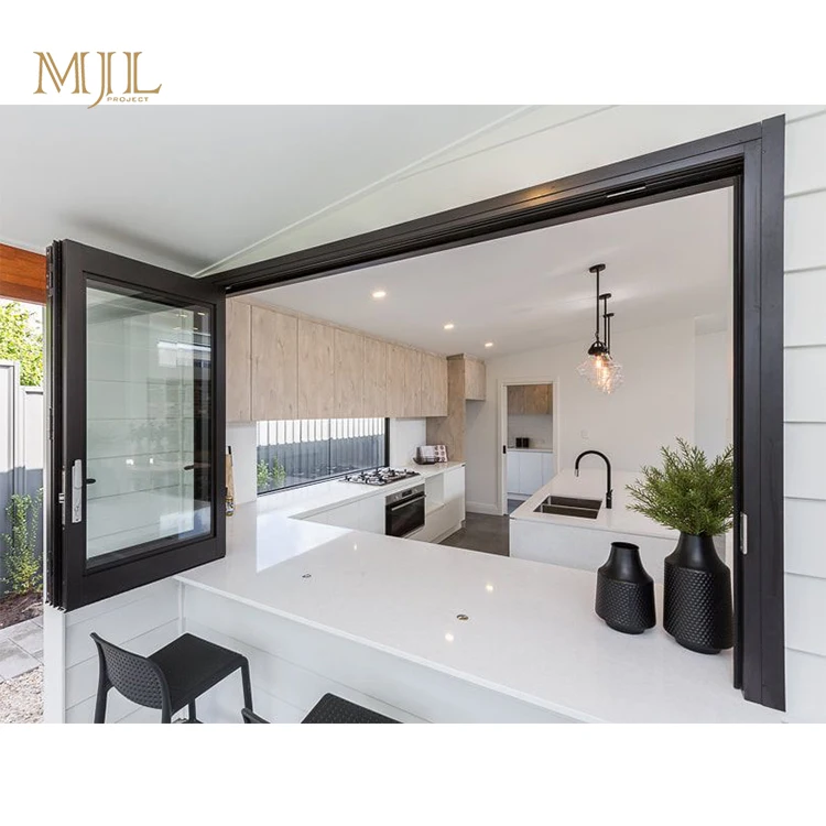 Modern Aluminum Bi-Folding Windows - Durable & Stylish