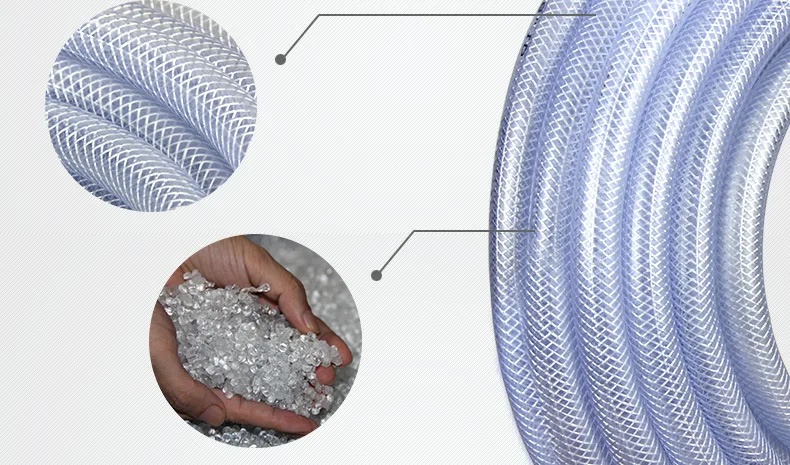100m Pvc Fiber Reinforced Braided Hose 1.5 Inch Reinforced Polyester ...