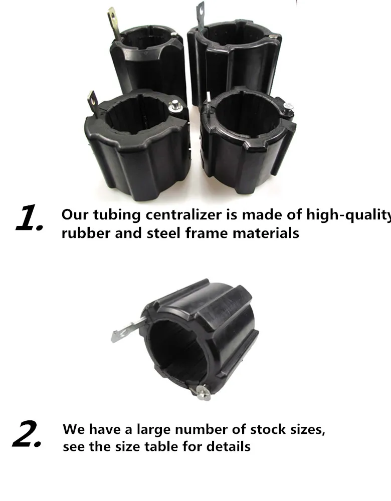 Custom Oilfield Rubber Tubing Centralizer Rubber Casing Protector - Buy ...