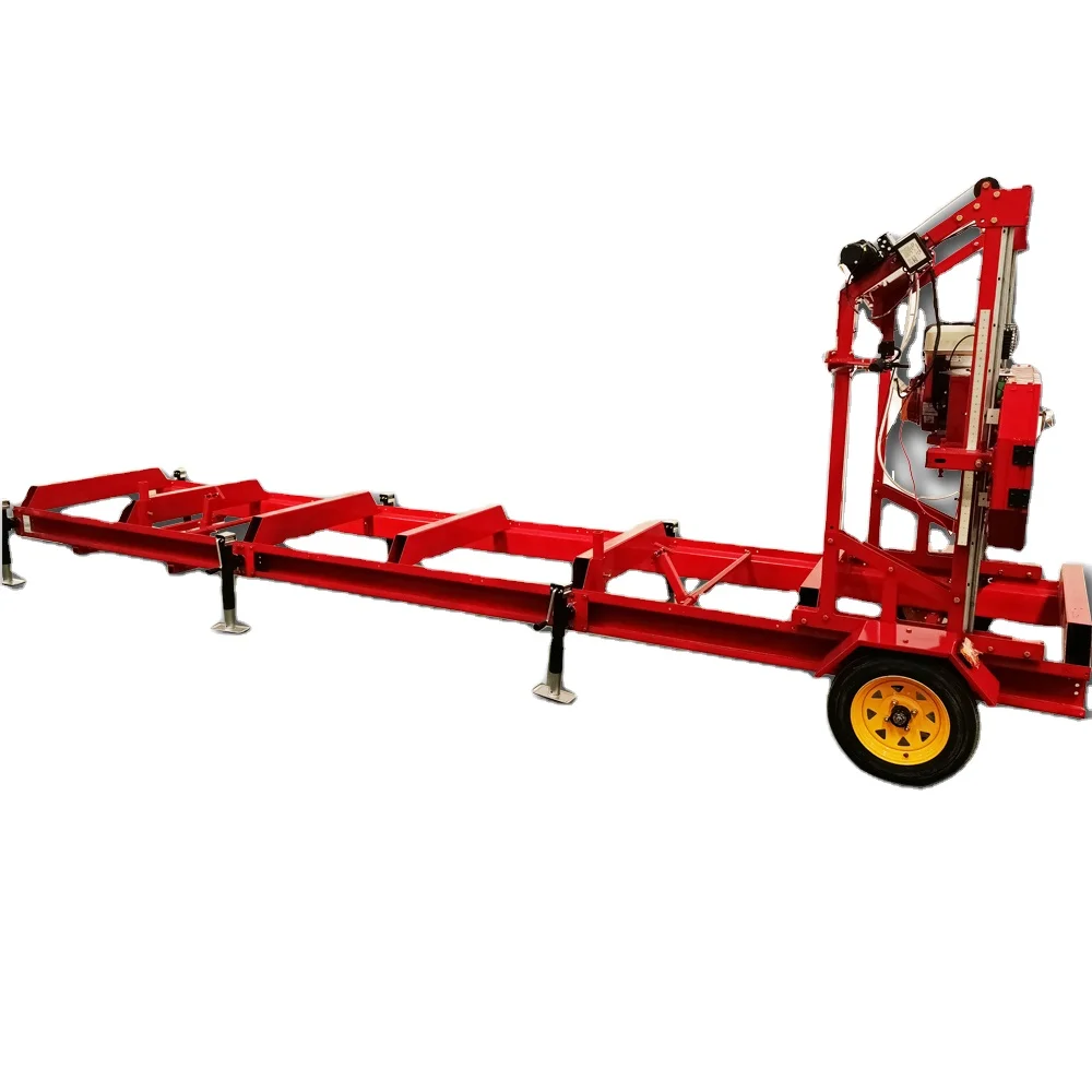 32'' Portable Sawmill Used Sawmill Band Saw Cutting Log Splitter ...