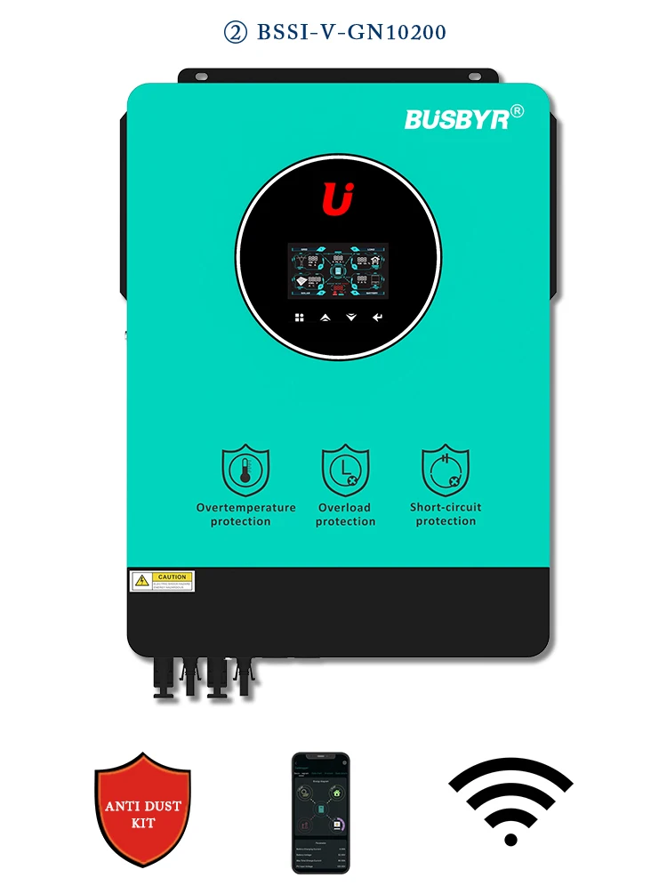 Hybrid Solar Inverters - Efficient 6.2KW & 10.2KW Solutions