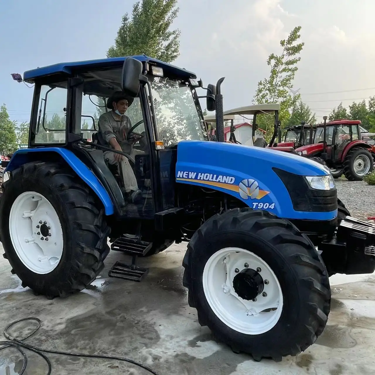NEW HOLLAND USED FARM TRACTOR 90HP for SALE - Video Inspection