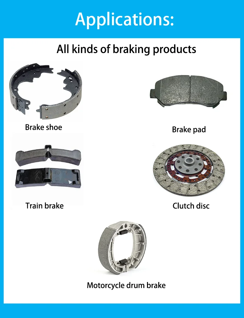 Auto Friction Brake Pad Modified Raw Material Nbr Rubber Powder Fully ...
