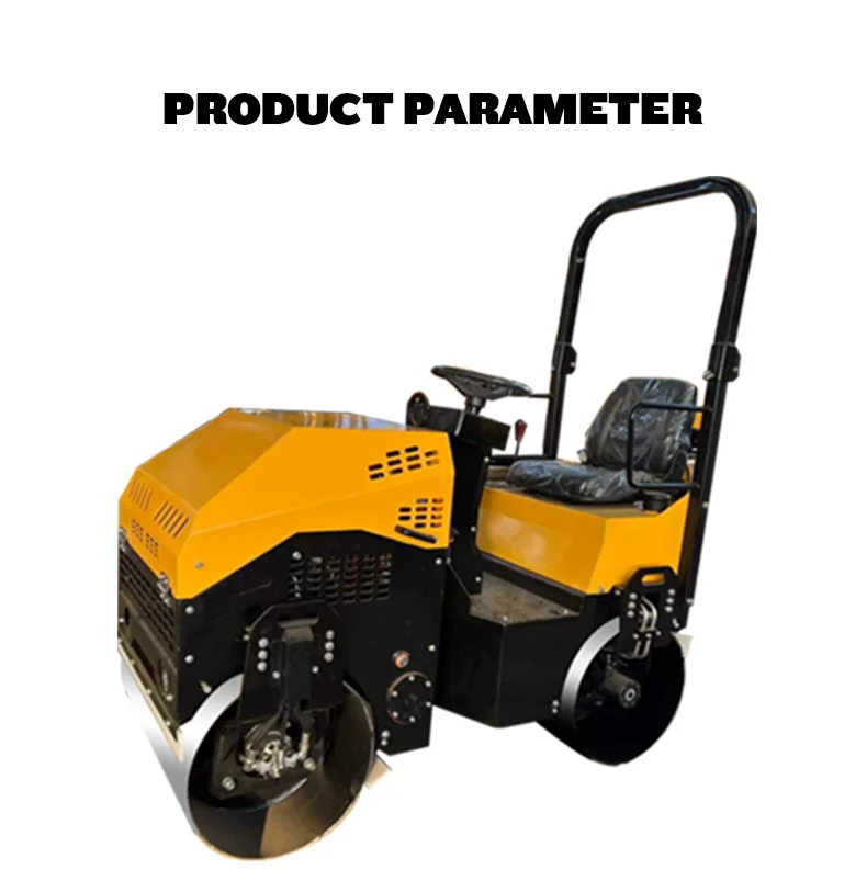 1 Ton Ride-on Double Drum New Vibration Road Rollers Compactors - Buy 1 ...