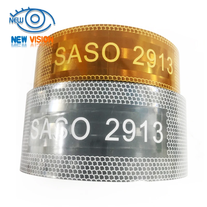 Aluminized Metalized Saso 2913 Retro Reflective Conspicuity Tape For ...