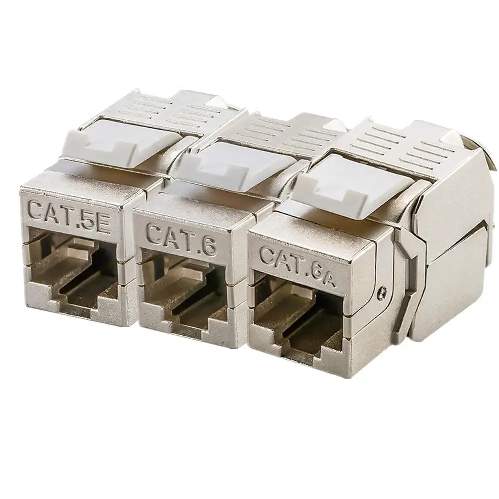 Rj45 Cat5e Cat6 Cat6a Cat7 Pass Through Network Modular Jack - Buy Rj45 ...