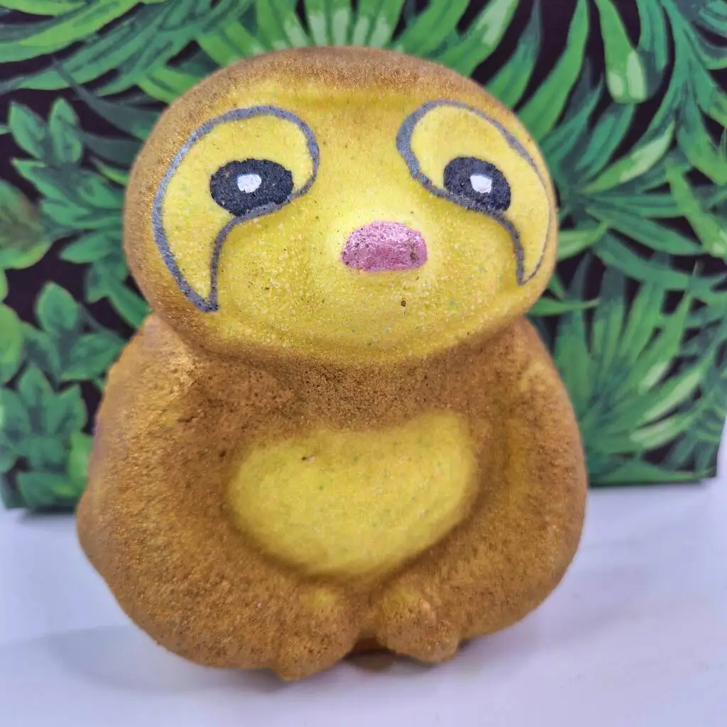 Sloth And Lion Rainbow Chameleon Rainforest Shape Bath Bomb Gift Box ...