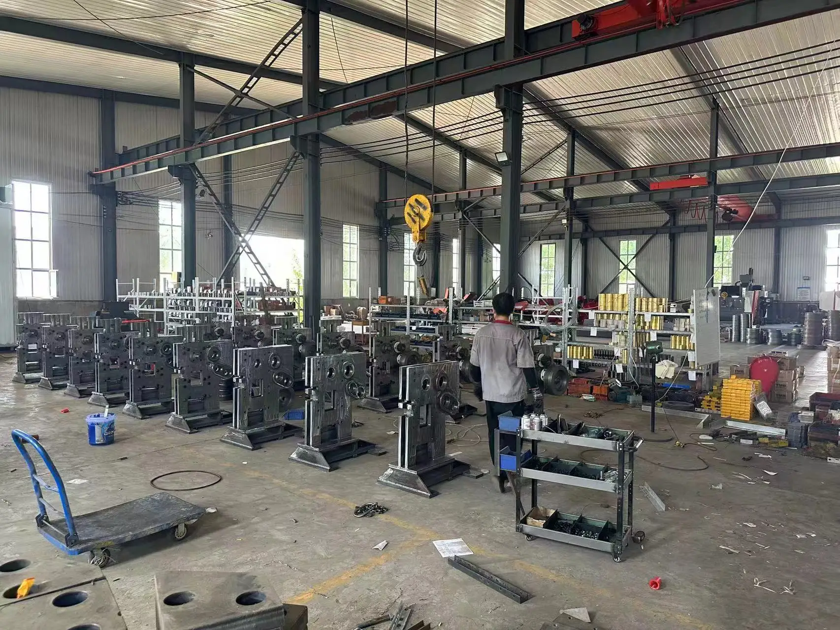 Small Metal Combined Electric Angle Iron Punching Machine