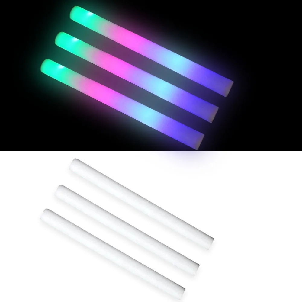 16 Inch LED Glow Flash Foam Stick - Party Fun!