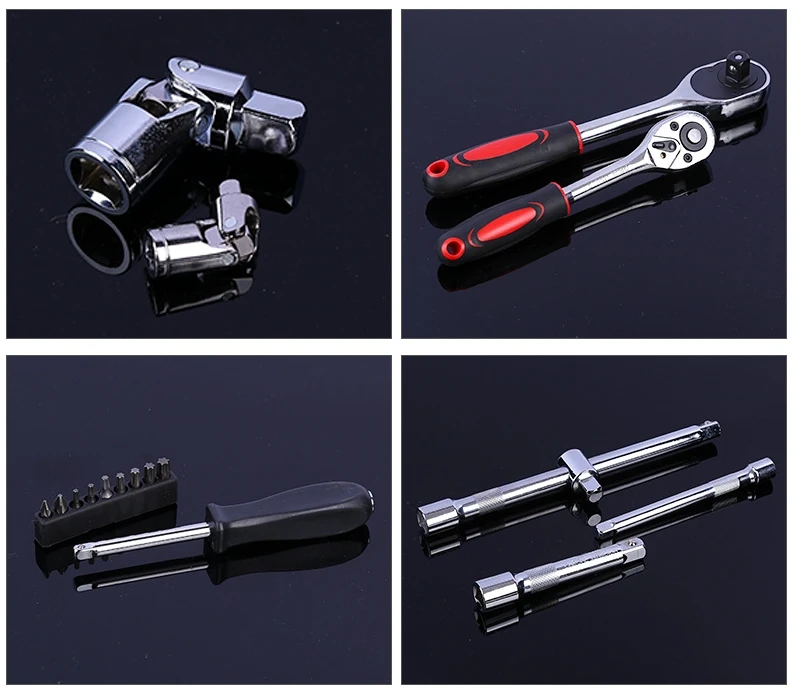 151 Piece Tool Set - Durable Chromium Vanadium Steel Tools