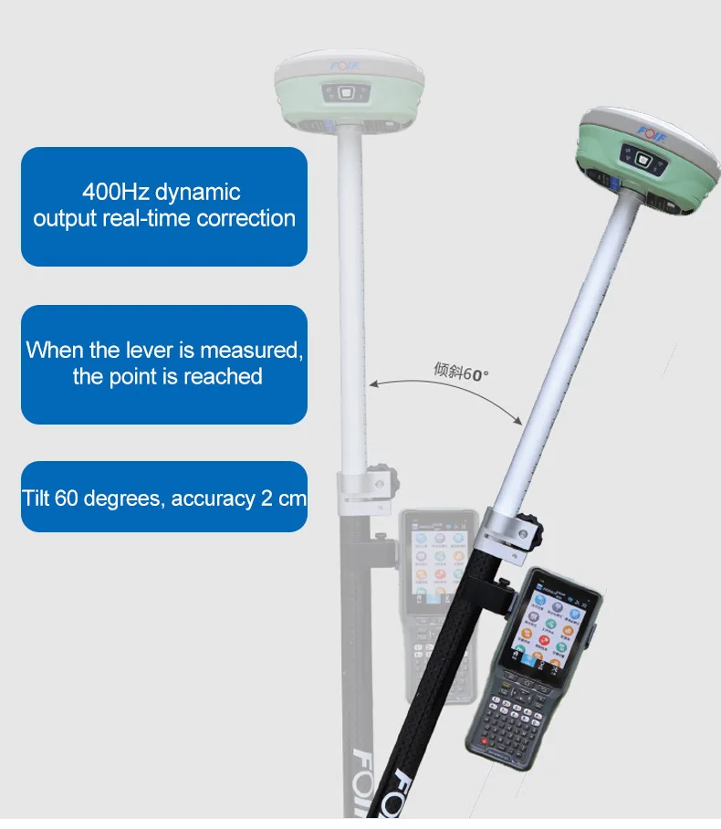 Foif A90 Gps Rtk 800 Channels Receiver Geomax Gps Survey Equipment Dual ...