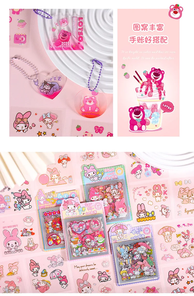 25 Cute Cartoon Hand Account Stickers Waterproof Pvc Children's Hand ...