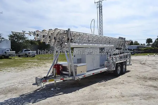 Portable Mobile Radio Cow Tower 15-30m Construction Steel Angle Tower ...
