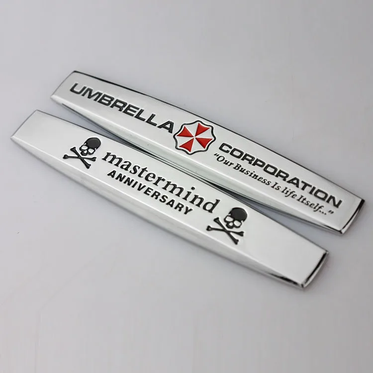 Custom Car Badge Emblems - 3D Logo Chrome Stickers