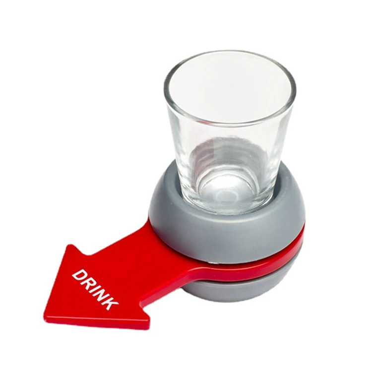 Novelty Classic Party Game Shot spinner Glass Alcohol Drinking Game ...