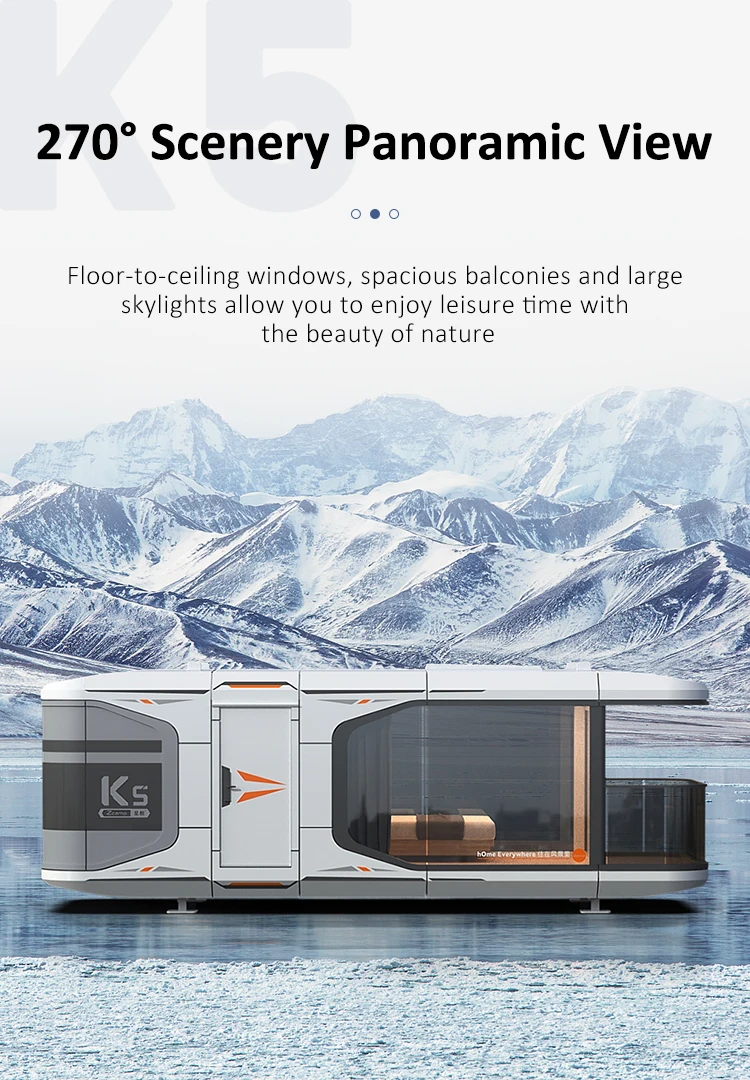 Zcamp K5 - Modern Prefab Container House for Outdoor Camping
