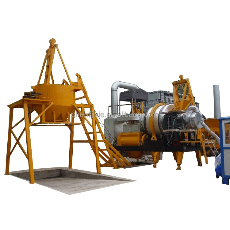 Energy Saving Mobile Small Mini China Asphalt Concrete Batching Mixer ...