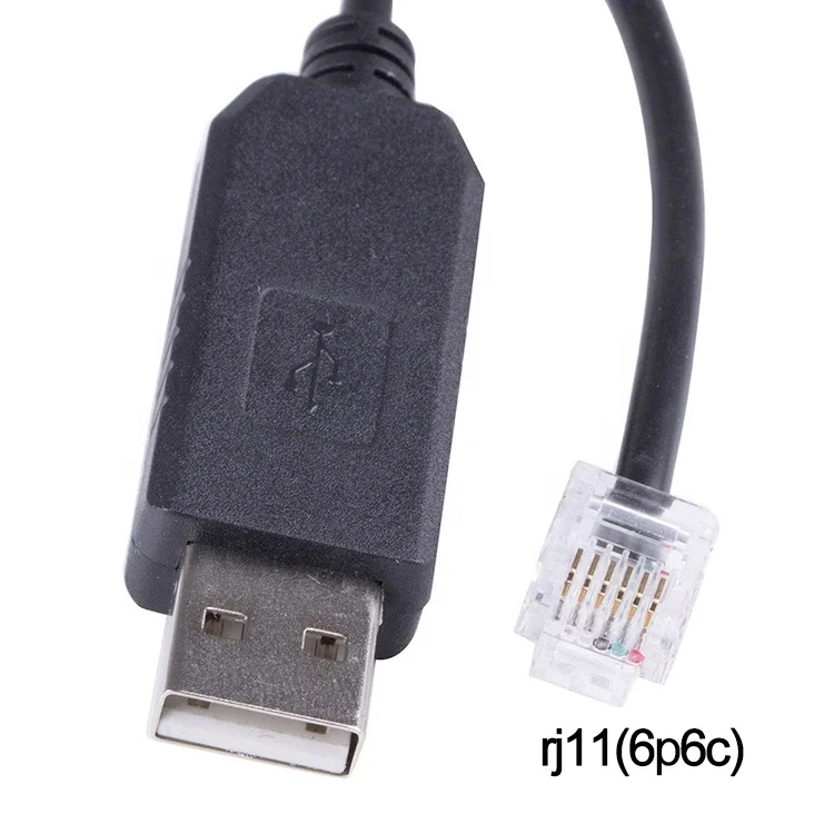 FTDI USB RS232 to RJ11 Adapter Cable - 1.8m Console Cable