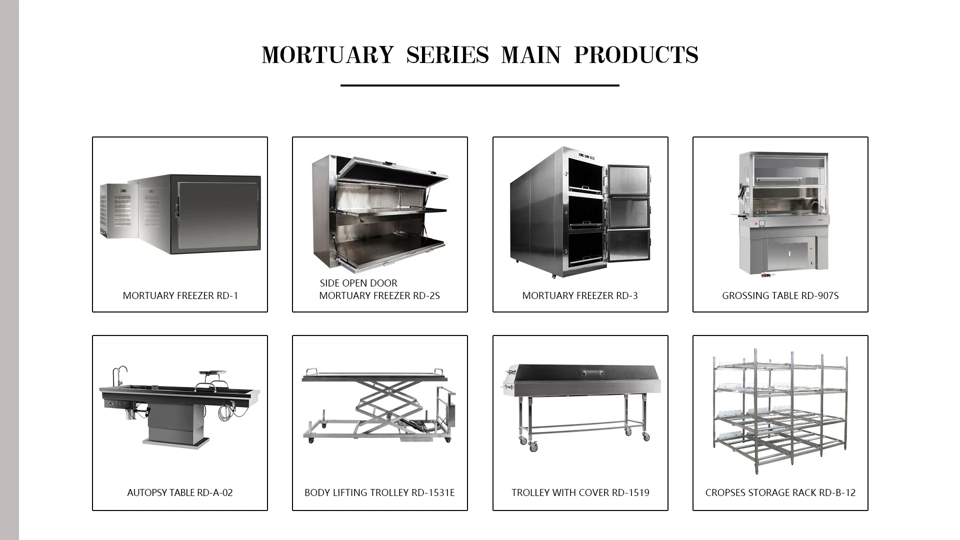 L Morgue Freezer Mortuary Equipment Coffins Morgue Cooler Morgue ...