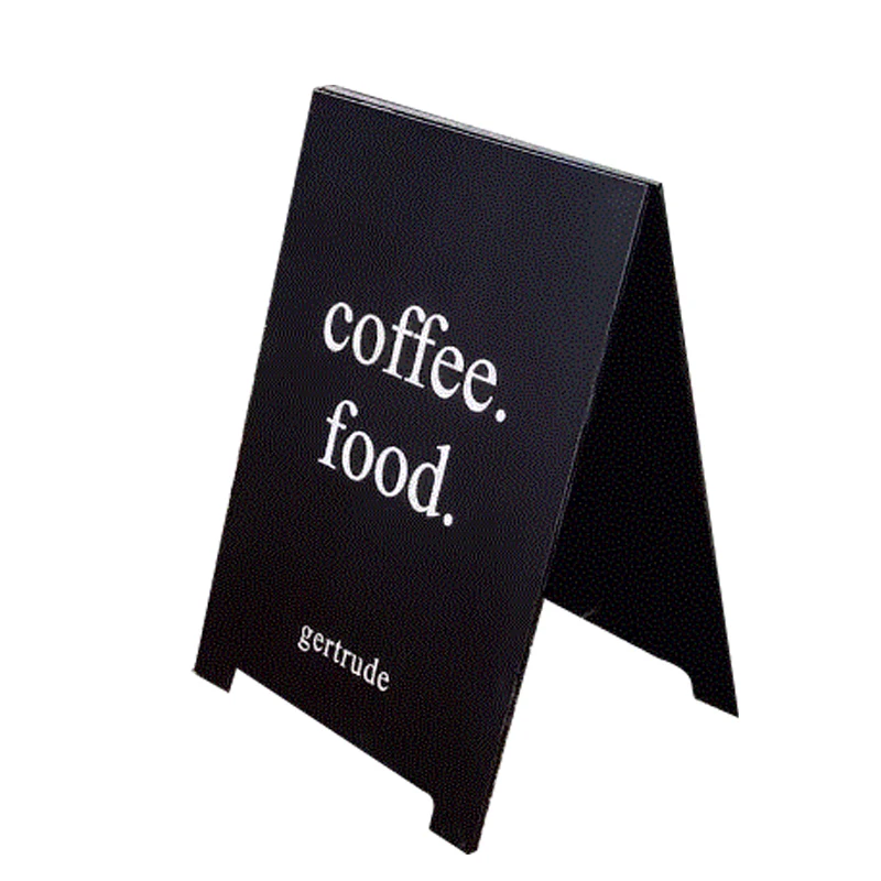 A Frame Foldable Chalkboard Sidewalk Sign Poster Board Metal Sidewalk ...