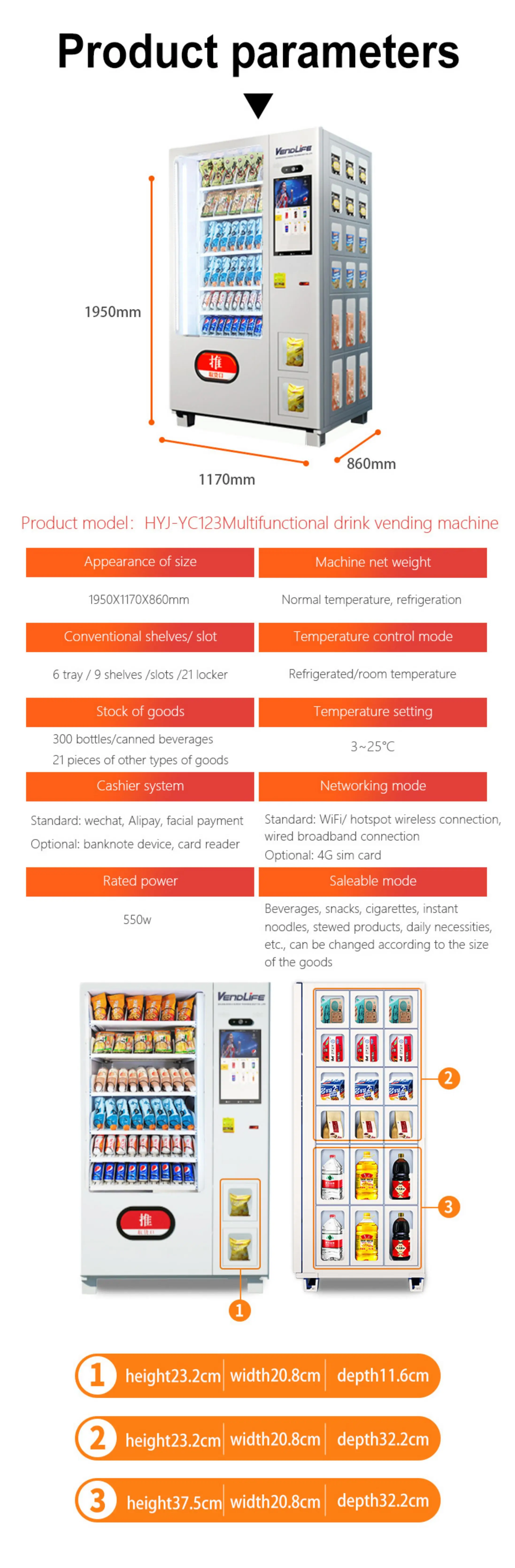 Vending Machines for Sale - Vendlife Combo Food Vending