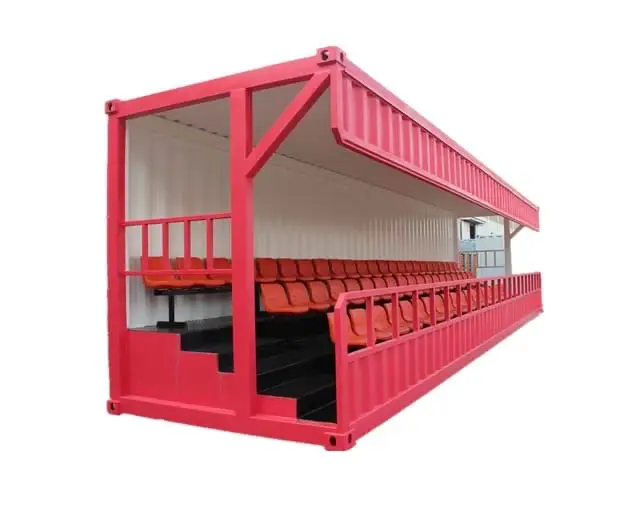 40FT High Cube Container Bleachers - Sturdy & Cost Effective