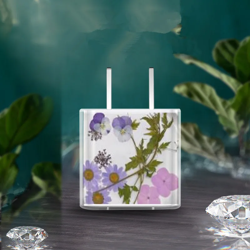Dried Daisy Flower Usb Data Cable Protector Ins Fast Charging Head ...