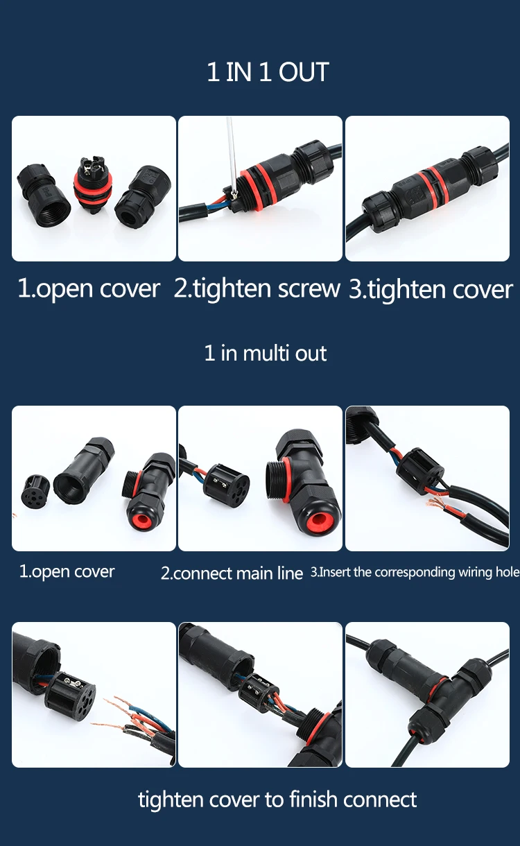 Waterproof Power Cable Connectors - Reliable & Durable