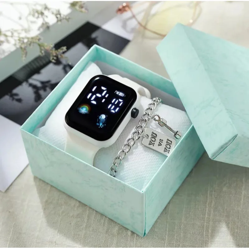 Spot Fashion Sports Digital Watch Boys And Girls Plastic Children's ...