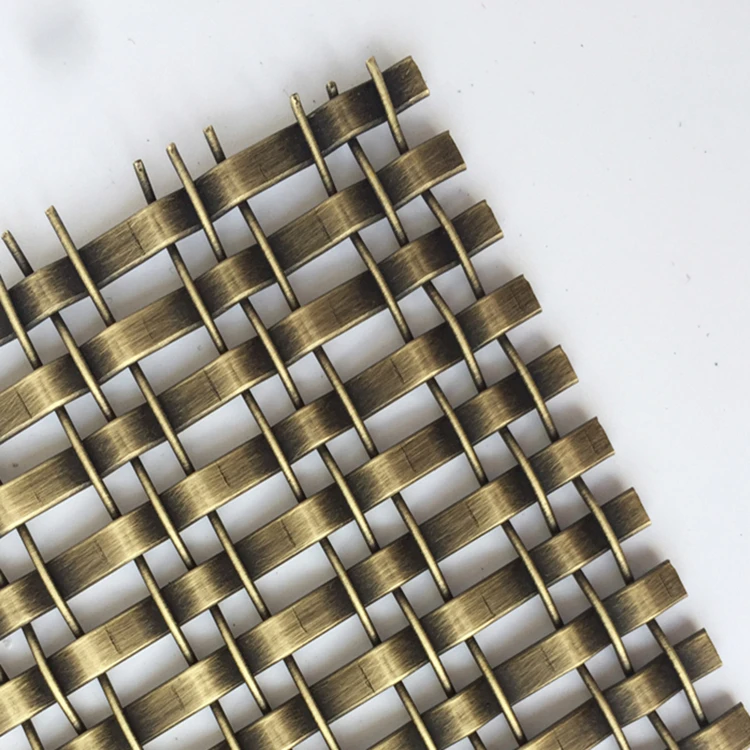 Popular Decorative Wire Mesh Brass Finish Metal Mesh For Cupboard Doors ...
