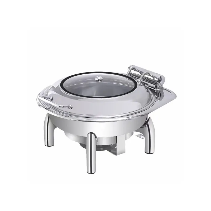 Stainless Steel Rose Gold Chafing Dish Food Warmer Chaffers Chafing ...