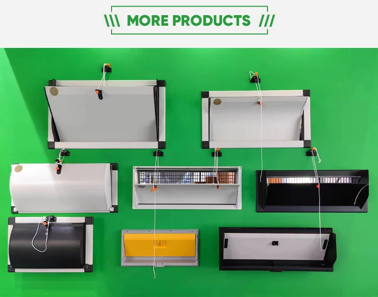 Poultry Farm Chicken Pig House Ventilation Single Side Wall Black Air ...