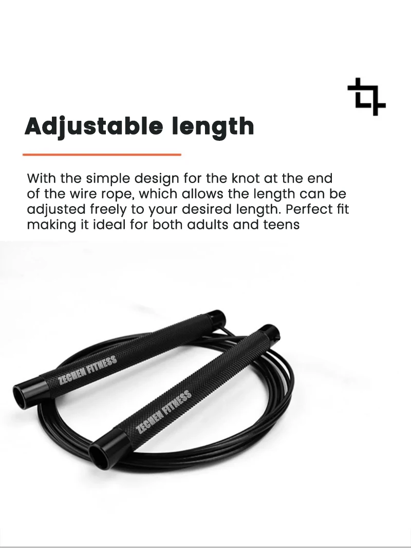 Aluminum Jump Ropes for Fitness - Fast Speed & Customizable